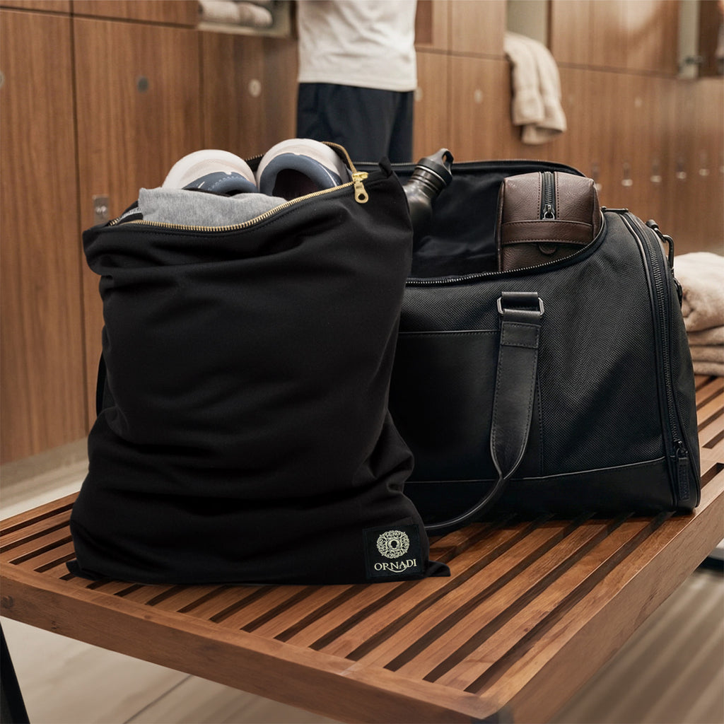 Antimicrobial Wet Gym Clothes Bags Inhibit Bacteria & Odor Made in USA ...